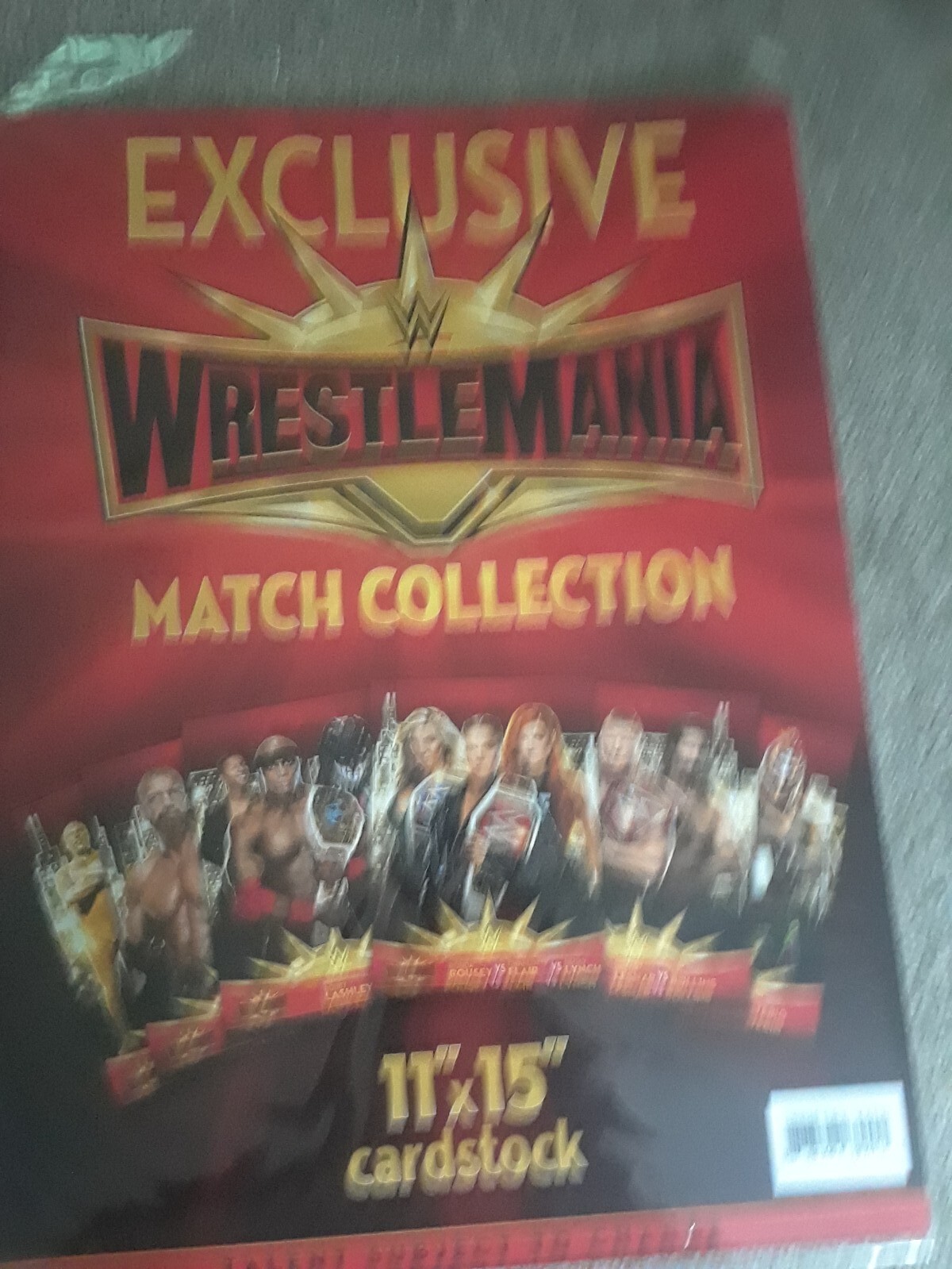 WWE WrestleMania 35 Match Collection Posters 11x15 in cardstock NY ...