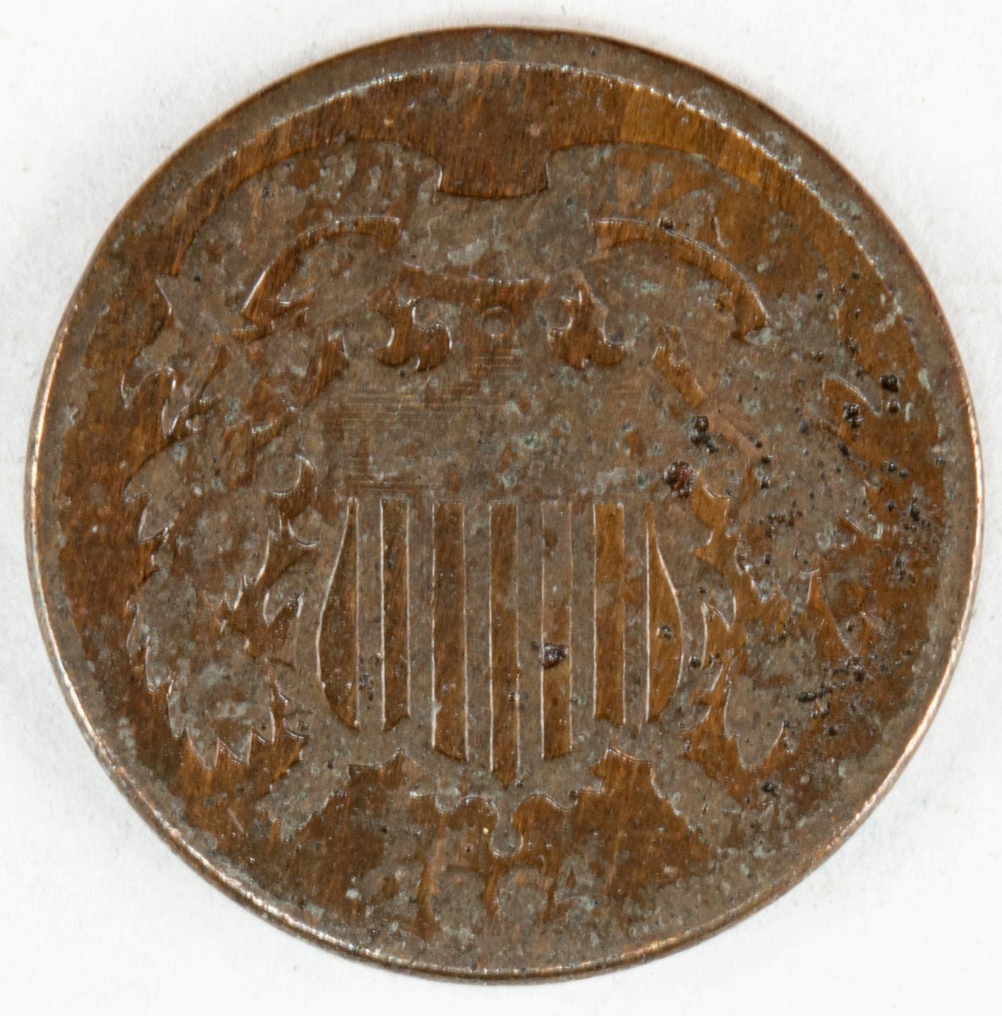 1864 2 Cent Copper Piece About Good | eBay