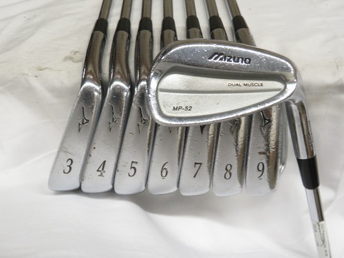 Used Mizuno MP-52 Iron Set 3-PW Dynamic Gold S300 Stiff Flex Steel ...