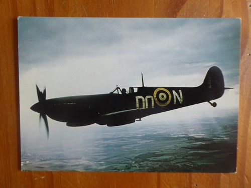 CARTE POSTALE AVIATION POST CARD RAF SUPERMARINE SPITFIRE F IX BATTLE ...