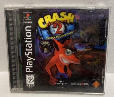 Crash Bandicoot 2 - Cortex Strikes Back PlayStation 1 PS1 Holo Cover ...