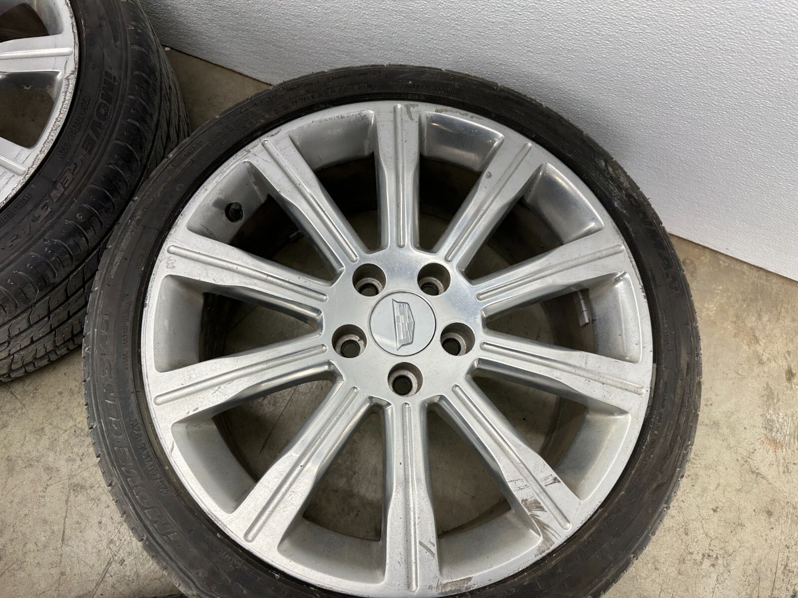 CADILLAC ATS 15-19 2.0L OEM SET 18" 18 INCH ALLOY WHEELS TIRES TIRE ...