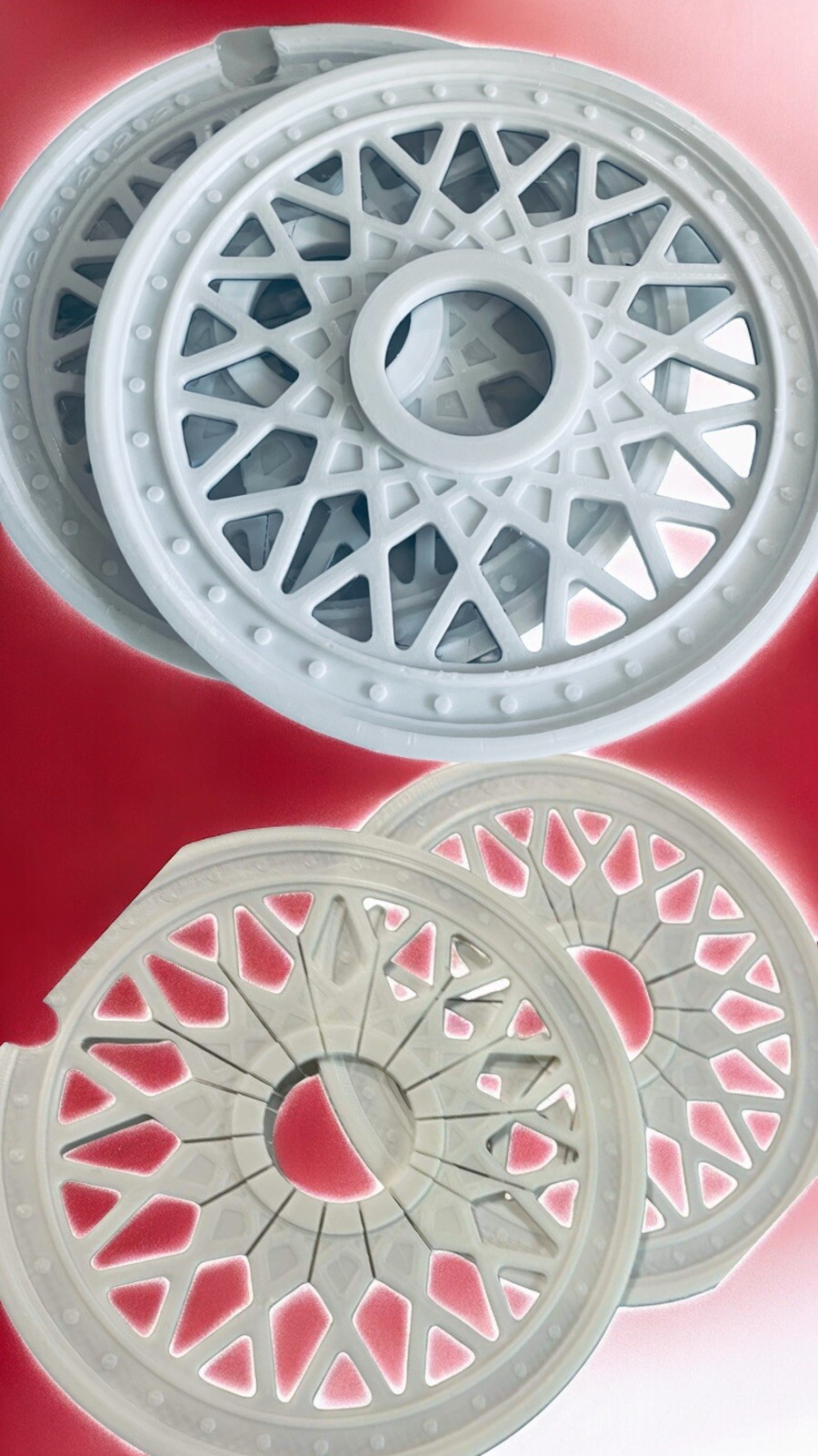 Mini bike (8 Inch front wheel And Rears ) hubcaps/ Warriors/BT200x ...