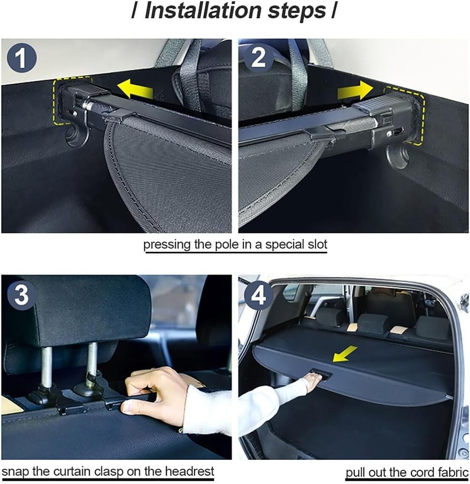 Trunk Cargo Cover Compatible with Genesis GV60 2022 Retractable | eBay