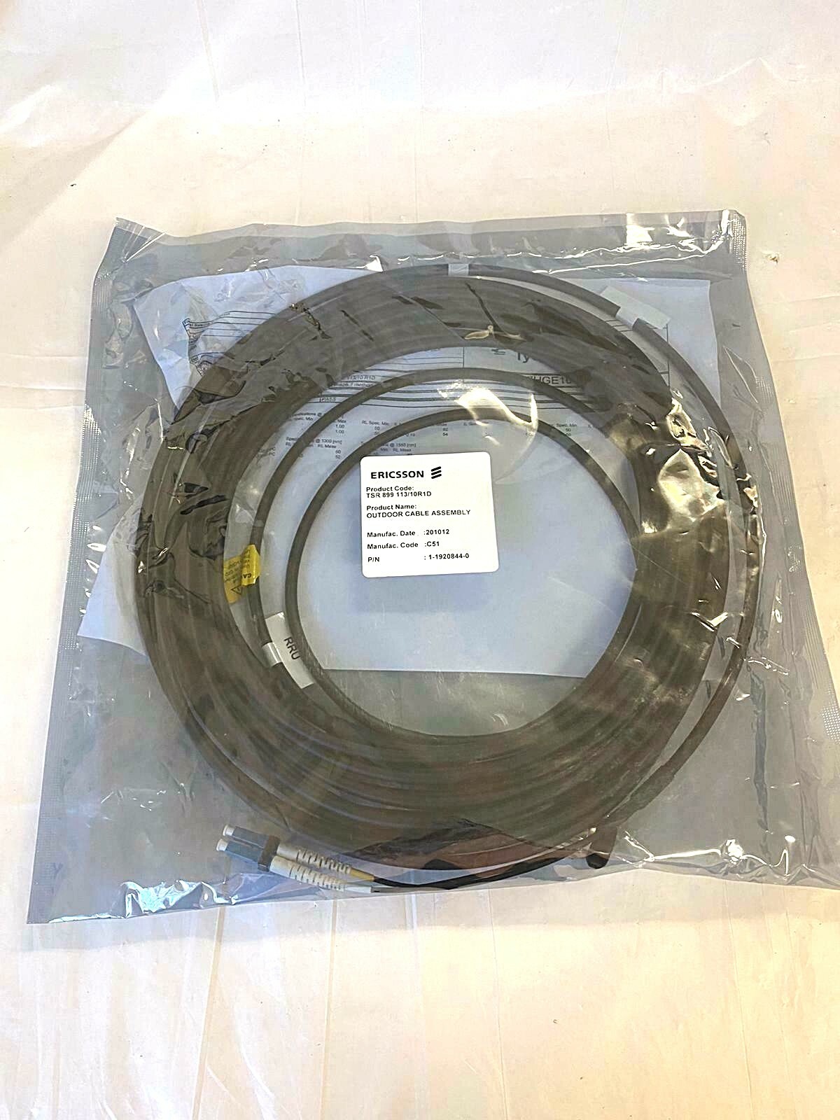 ERICSSON OUTDOOR CABLE ASSEMBLY TSR 899 113/10R1D NIB | eBay
