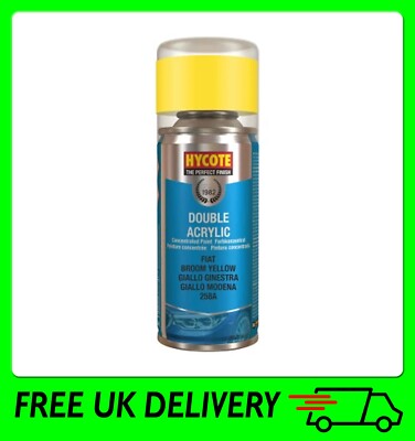 Hycote Fiat Broom Yellow Acrylic Spray Paint 150 ml [XDFT702] 258/A ...