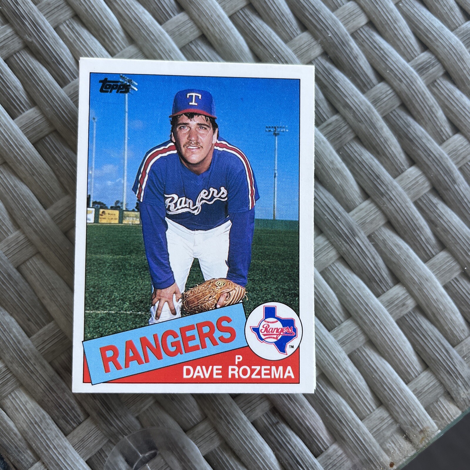 1985 Topps Traded 97T Dave Rozema Texas Rangers Baseball Card | eBay