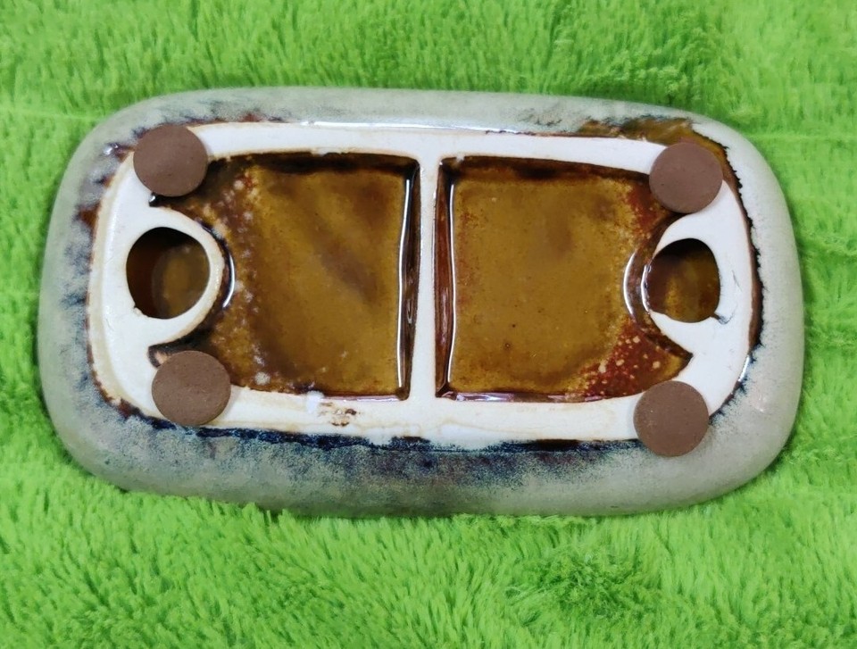 POTTERY GLAZED Rectangle STONEWARE DISH | eBay
