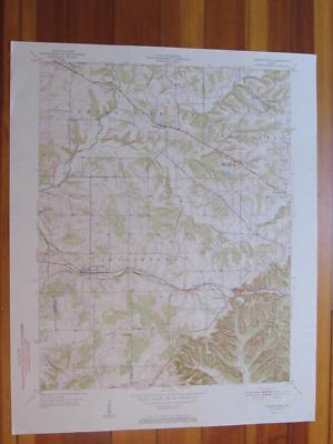 Georgetown Indiana 1952 Original Vintage USGS Topo Map | eBay