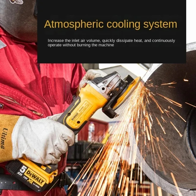 DEWALT DCG405 125mm flat head angle grinder bare machine tool cutting ...