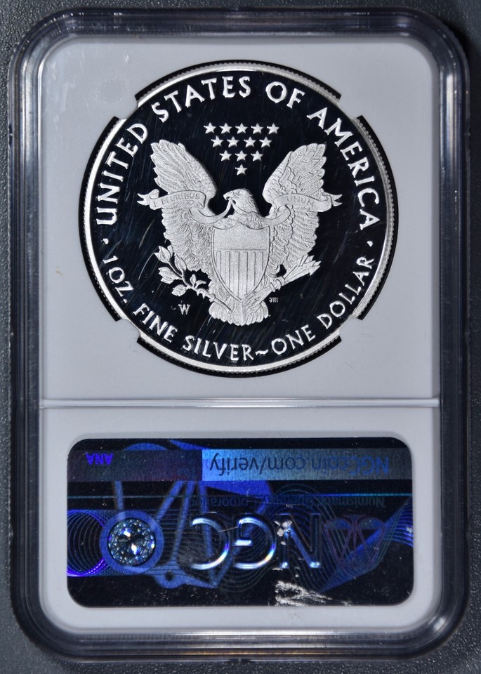 2020-W $1 AMERICAN PRF SILVER EAGLE FDOI V75 Privy Mark 1oz 999 NGC ...