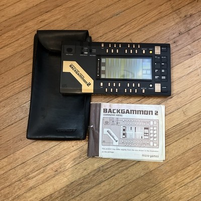 Backgammon 2 Electronic Handheld LCD Game Computer | eBay