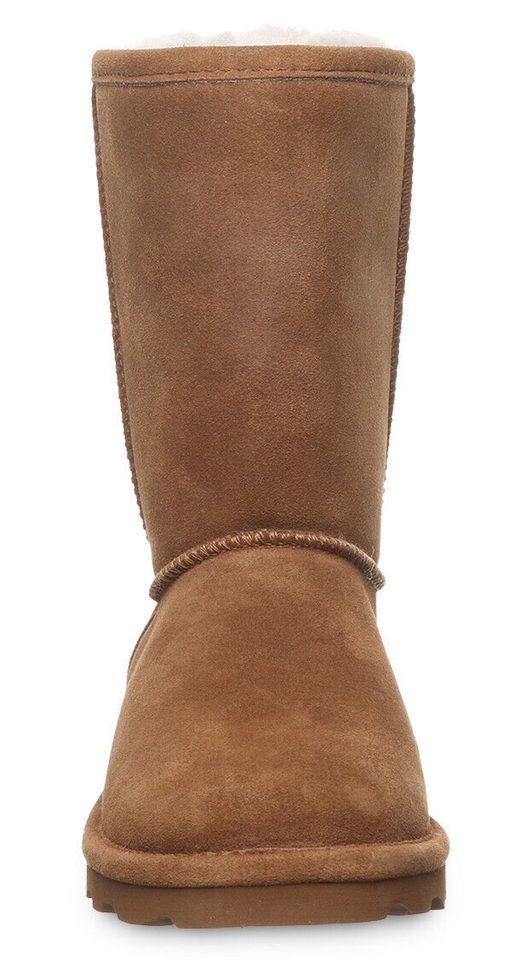 Bearpaw Women's Elle Short Water Resistant Suede Boot Hickory (Select ...
