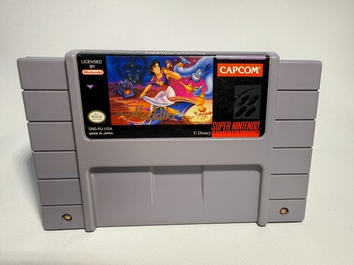 Disney's Aladdin Super Nintendo SNES Cartridge Only Authentic / Tested ...