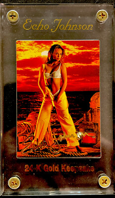 Echo Johnson Signed 24-K Gold Signature Keepsake Image 2000 Card ENN Cards | eBay