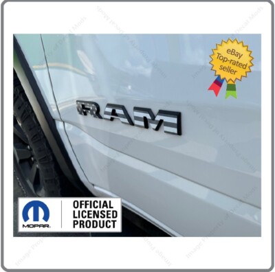 19-24 Gen5 RAM Side OVERLAY Decals American Flag USA Stickers Black ...