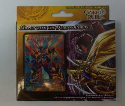 Gate Ruler - March With the Dragon Lords - Starter Deck - ENG Sealed | eBay