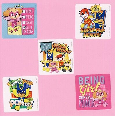 10 Paw Patrol Mighty Pups - Large Stickers - Party Favors - Rewards ...