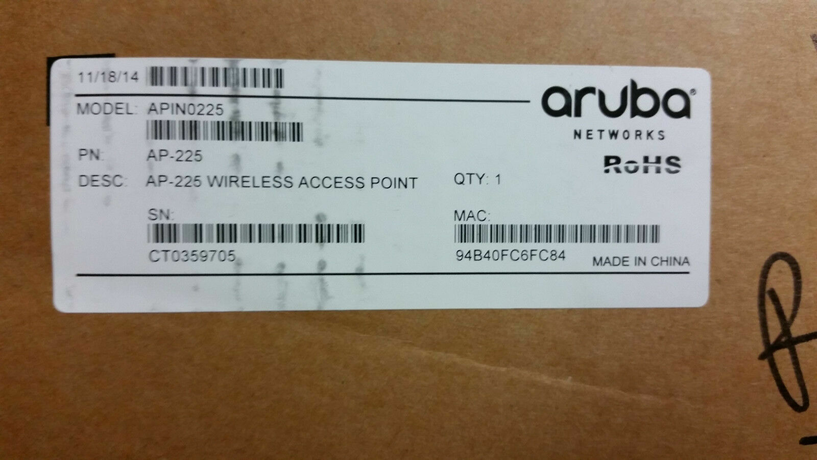 Aruba AP-225 Wireless Access Point APIN0225 (We buy and sell Cisco) | eBay