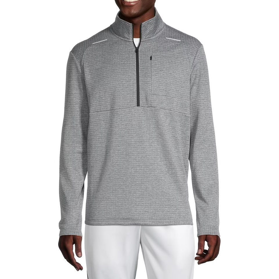 Xersion Mens Mock Neck Long Sleeve Quarter-Zip Pullover Reg $50/ 22.95 ...