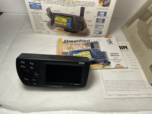 IN BOX Garmin Street Pilot GPS Color Map 1999 With Accessories ...