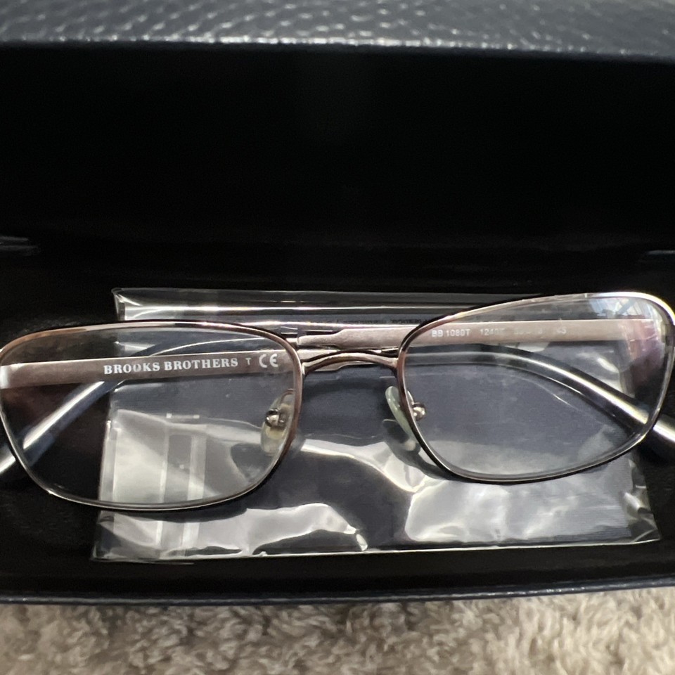 Brooks Brothers Eyeglass Frames Mens BB 1080T 1240T 53-18-145 Gunmetal ...