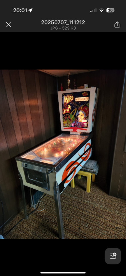 GOTTLIEB 1971 Astro pinball machine | eBay