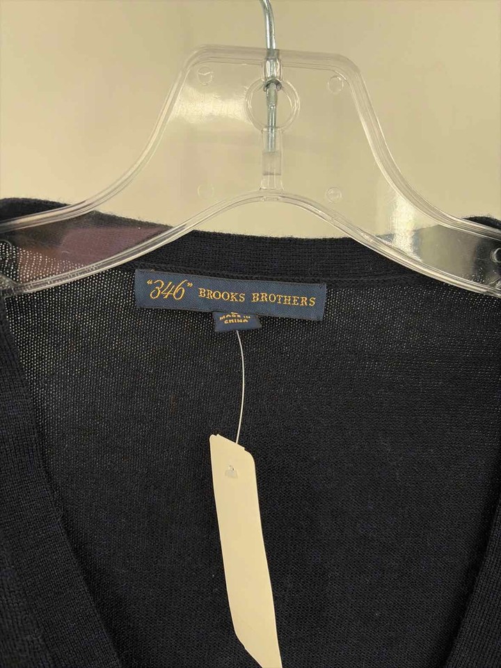Pre-Owned Brooks Brothers Navy Size Large Cardigan Sweater | eBay UK