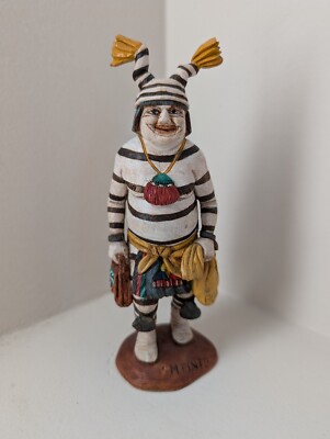 Kachina Figure. Clown Kochare. 1 Piece Hand Carved Cottonwood. Marlin ...