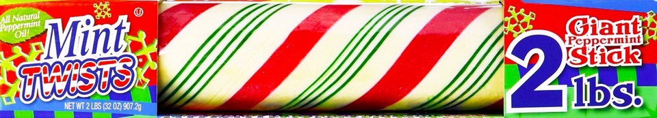 LARGE Candy Cane Peppermint Mint Twist Stick 2 Pounds 41168040422| eBay