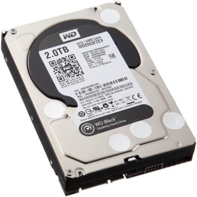Western Digital Black (WD2003FZEX) 2TB 3.5 SATA 7200RPM Hard Disk Drive ...
