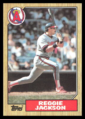 1987 Topps Reggie Jackson #300 California Angels 4B | eBay