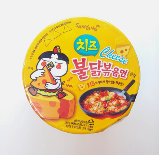 Samyang Korean Popular Cheese Buldak Bokeum Ramyun 105g Spicy Noodle ...