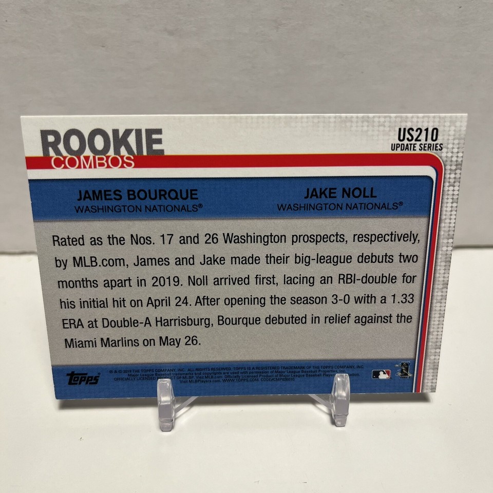 2019 Topps 150th Anniversary Jake Noll James Bourque Rookie RC Gold ...