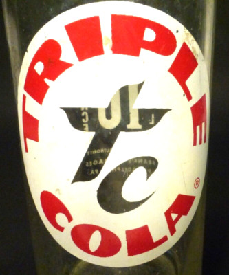 vintage ACL Soda Pop Bottle: TRIPLE COLA of PHILAPELPHIA, PA. - 16 oz ...