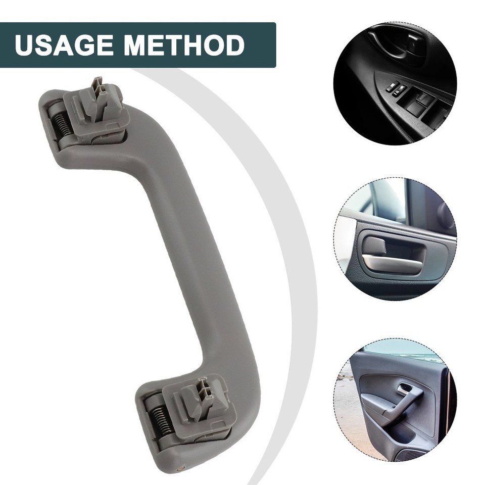 Rear Side Door Assist Handle Door Assist Handle Gray Plastic Rear Side ...