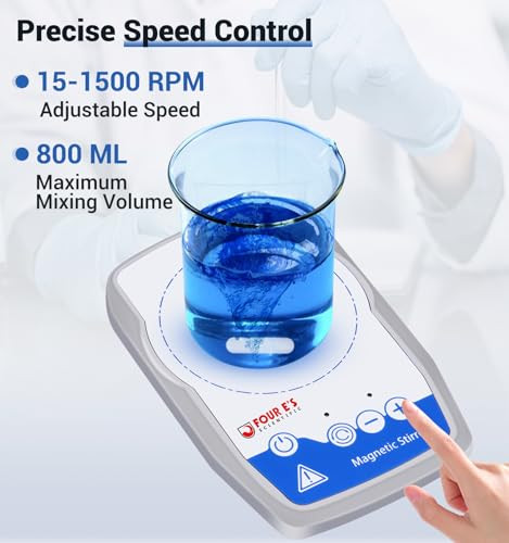 Ultra-Flat Magnetic Stirrer, Magnetic Stir Plate Mini Lab Stirrers 50 ...