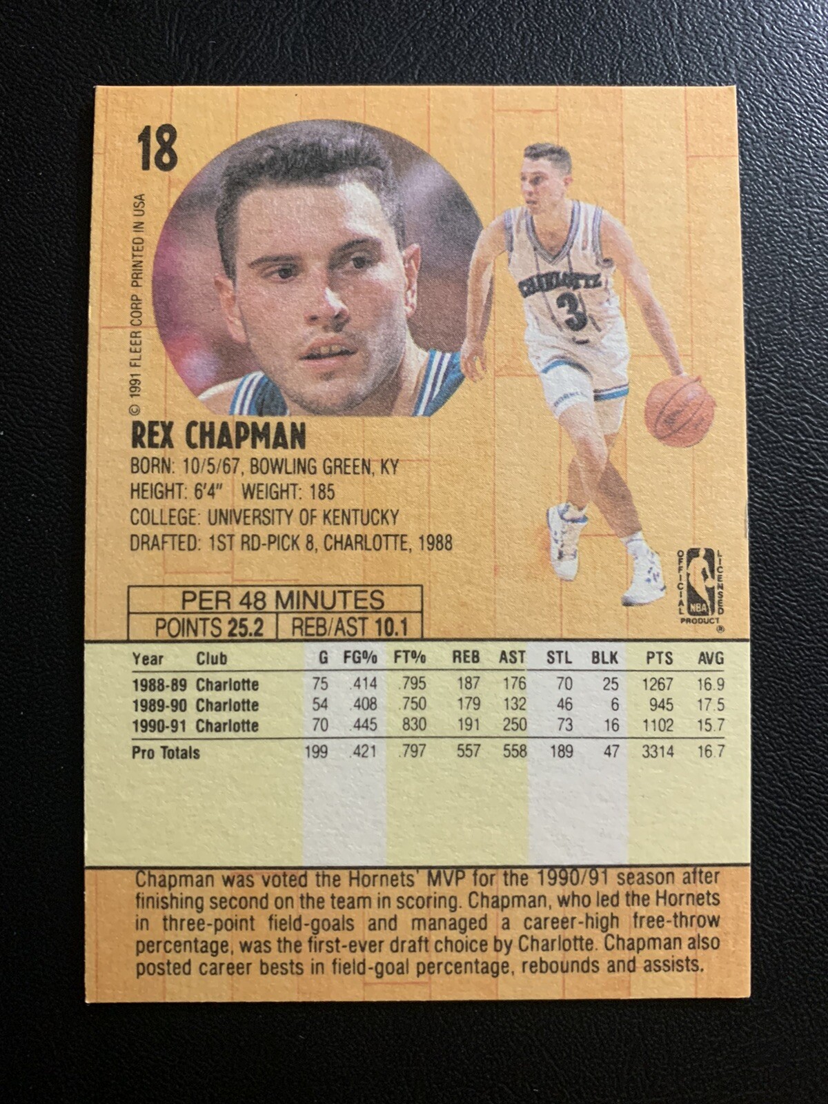 1991-92 Fleer - #18 Rex Chapman for sale online | eBay