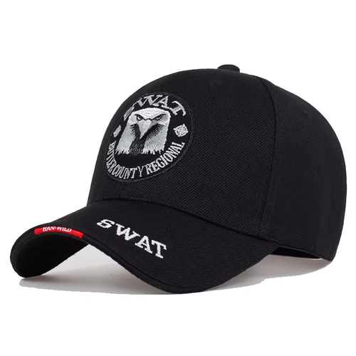 Baseball Cap SWAT Police FBI CIA Security Proud American Dad Hat Gym ...