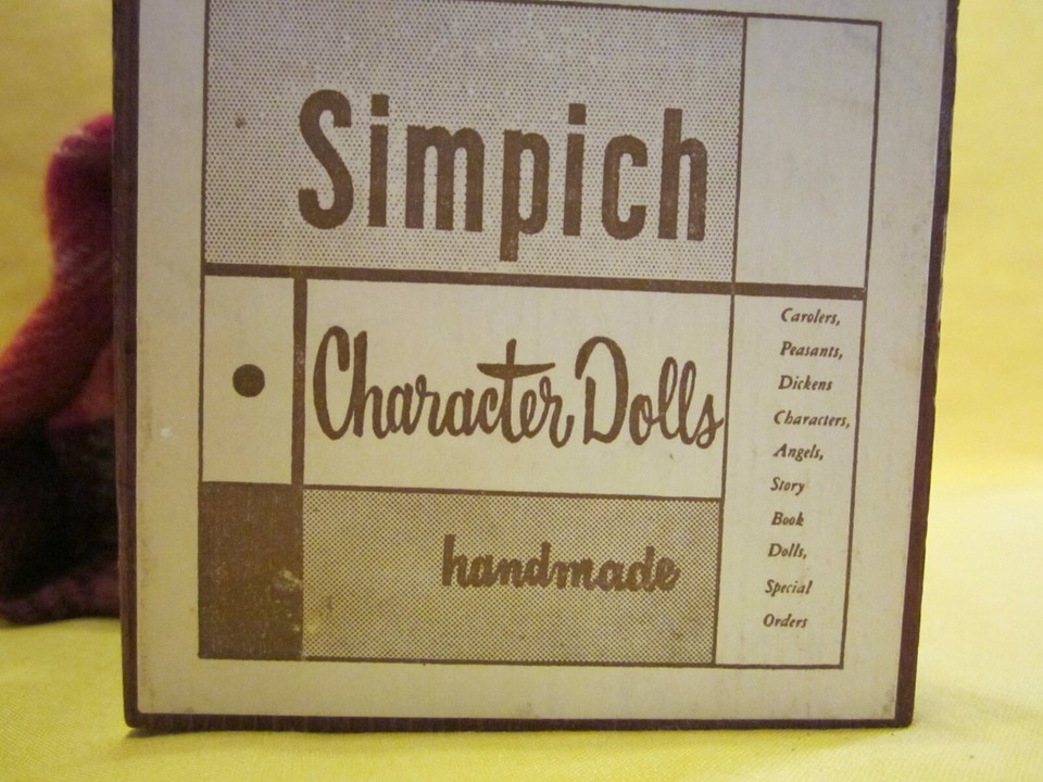 Simpich Character Doll - Caroller series - Muff Lady - paper label | eBay