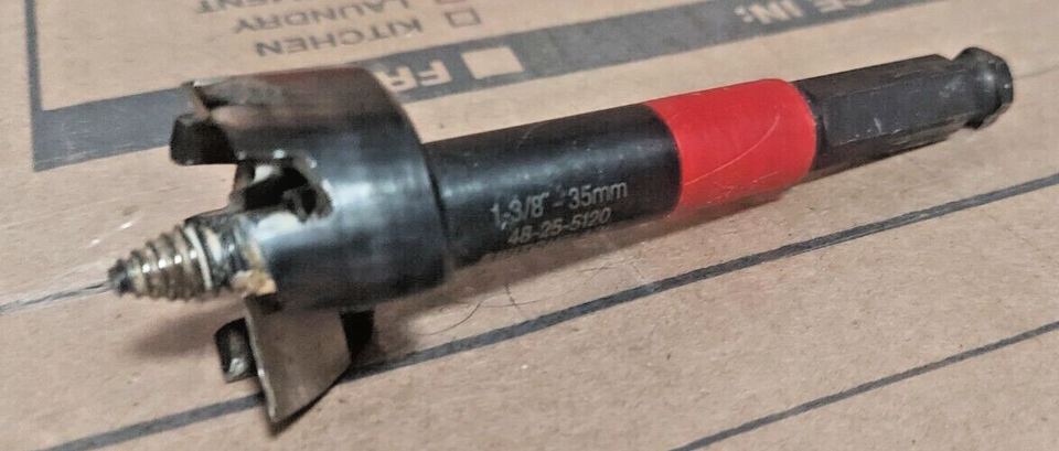 DeWalt DW1648 5-Piece Heavy-Duty Self-Feed Bit Set Rugged with Plastic ...