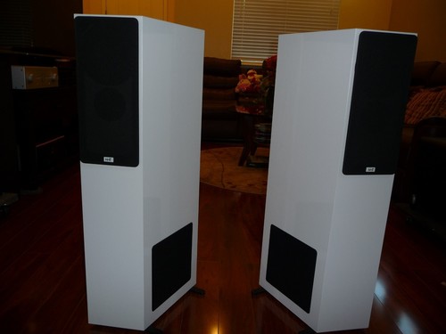 NHT 2.5 Tower Loudspeaker - High Gloss White - A Pair | eBay