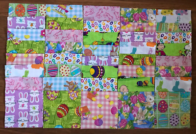 40 Beautiful Easter 4" x 4" fabric squares | eBay