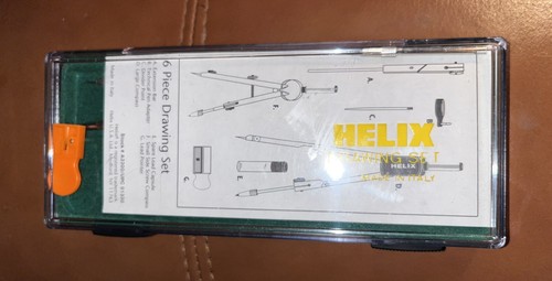 VINTAGE HELIX DRAWING SET PROFESSIONAL DRAFTING SET MADE IN ITALY | eBay