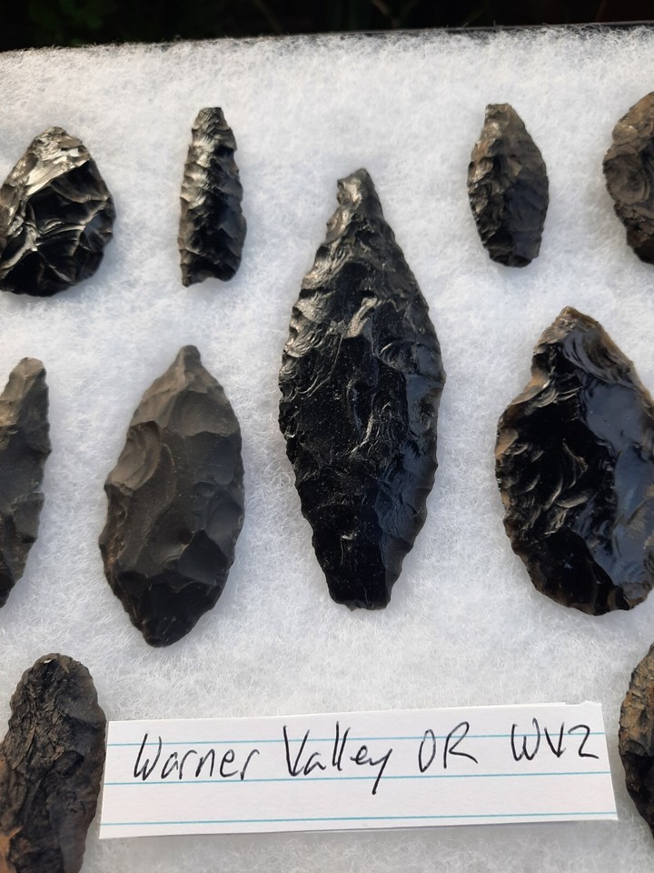 WARNER VALLEY OREGON Authentic Arrowheads Oregon Artifacts WV 2 | eBay