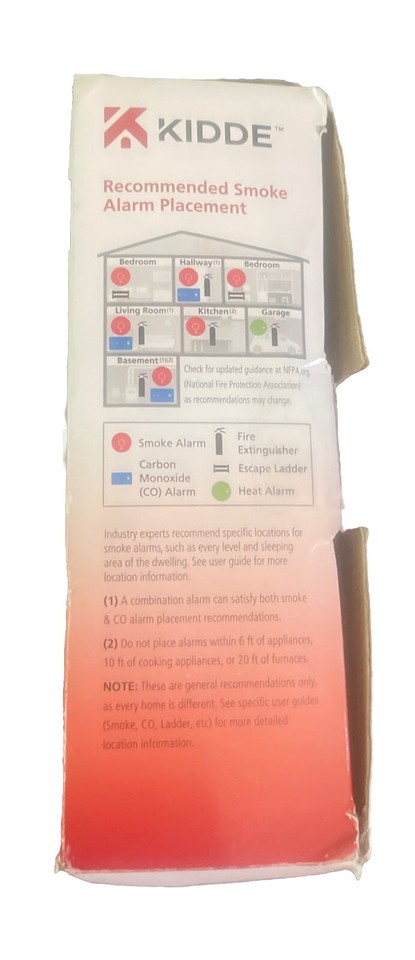 Kidde Dual Sensor Smoke Alarm, 85 Decibels, KIDDE | eBay