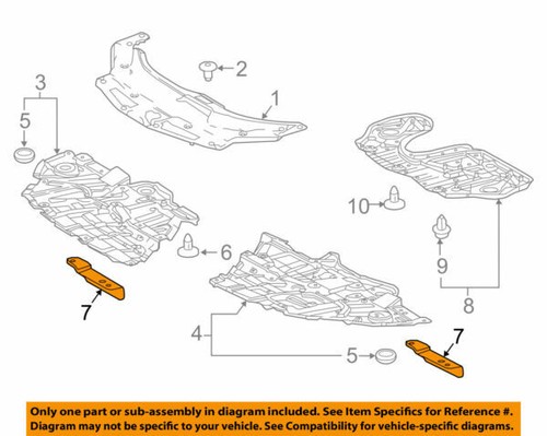 53852-48060 Toyota Pad, front wheel opening extension, lh 5385248060 ...