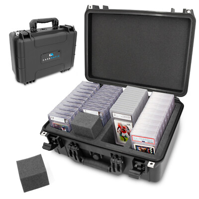 CASEMATIX Graded Card Case Storage Box Holds 120+ BGS PSA Slabs ...