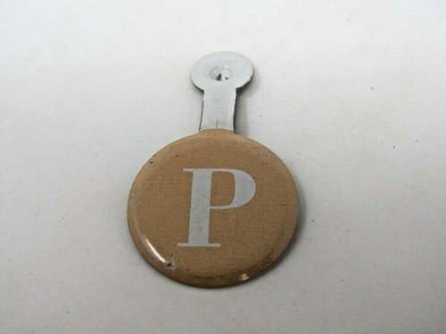 Letter Pin Logo Pin Button Vintage | eBay UK