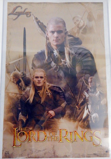 Lord of the Rings LOTR Trilogy Legolas Collage Poster Orlando Bloom 22 ...